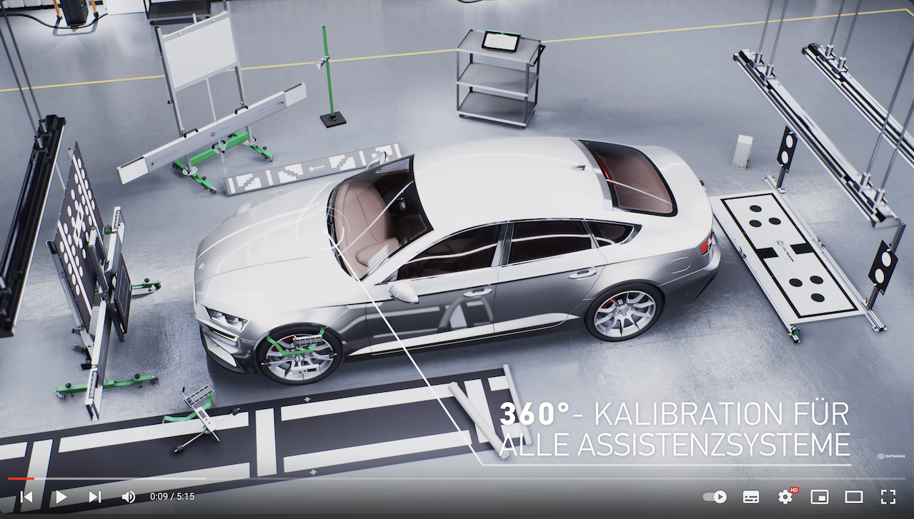 Hella Gutmann - 360°-Kalibration für Fahrerassistenzsysteme (ADAS ...